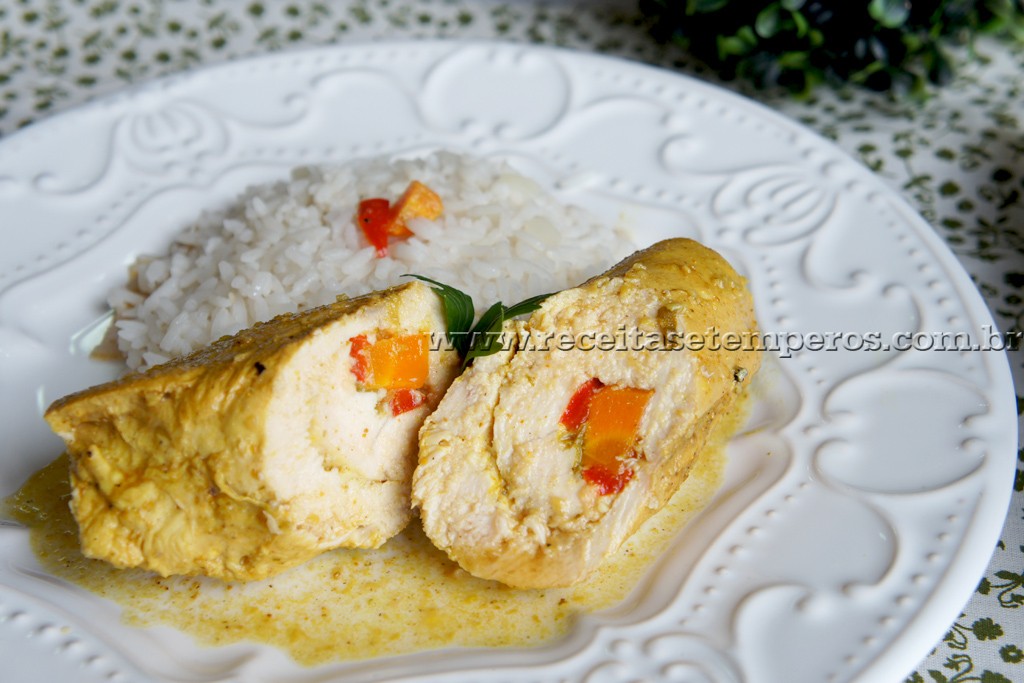 Receita de Frango à Rolê - Receitas e Temperos